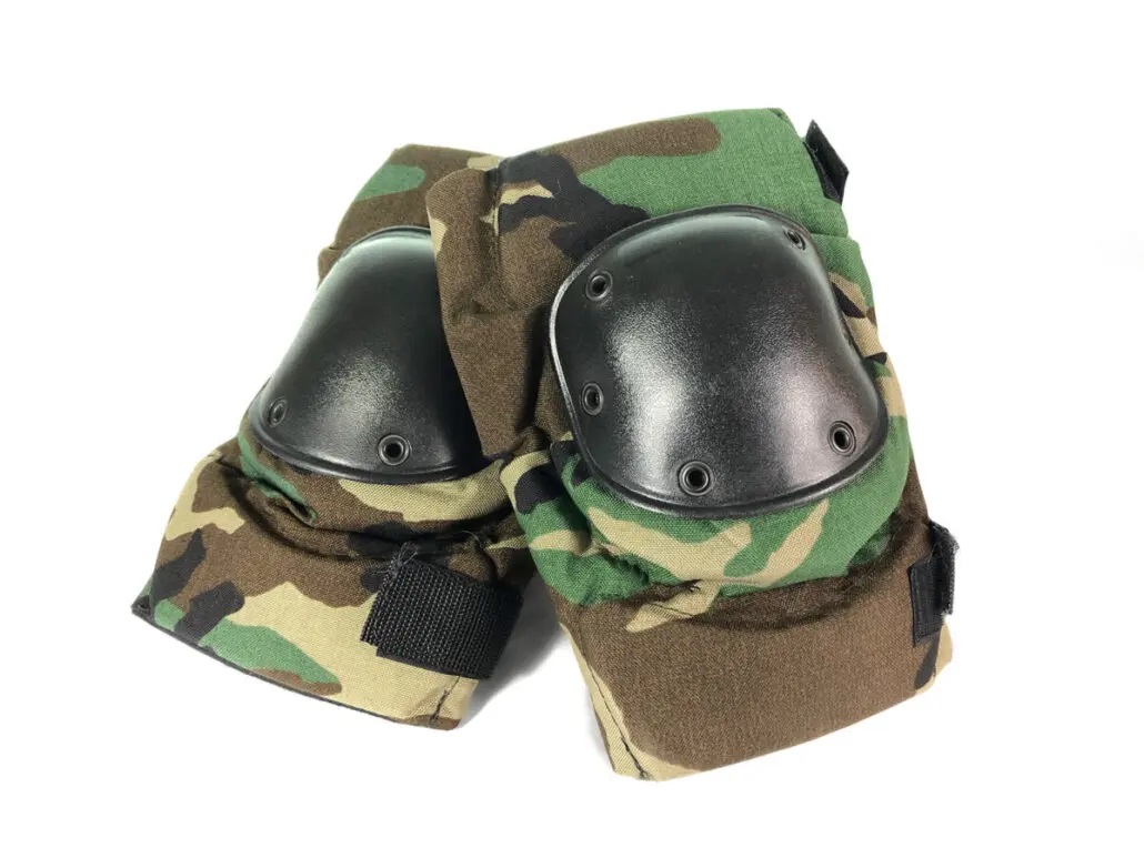 US Army Bijan’s Tactical Knieschoner Knie Schützer Knee Pads Woodland ...